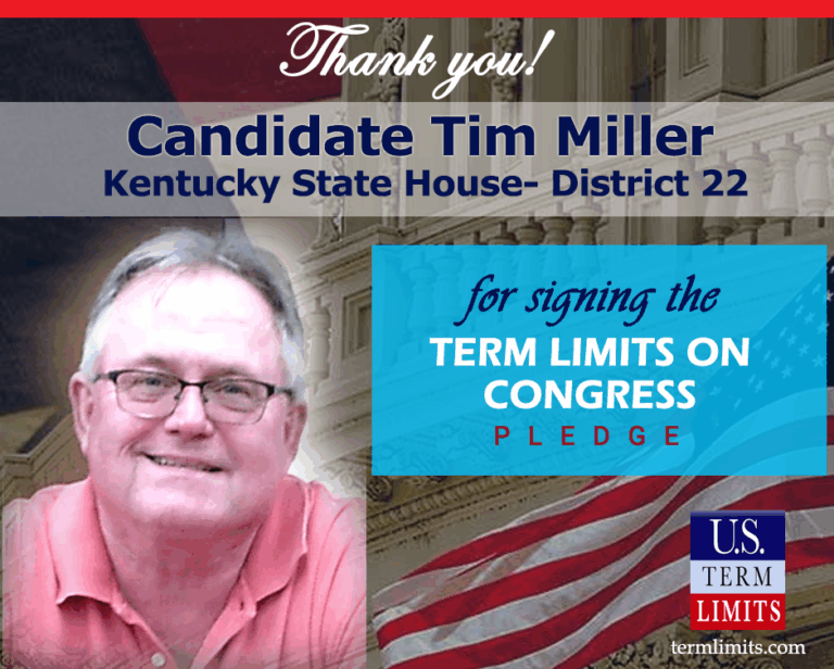 Tim Miller Pledges to Support Congressional Term Limits - U.S. Term Limits