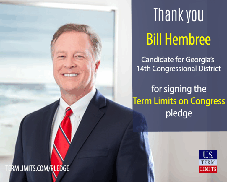 Fifth Candidate in Georgia CD-14 Pledges To Support Term Limits on ...