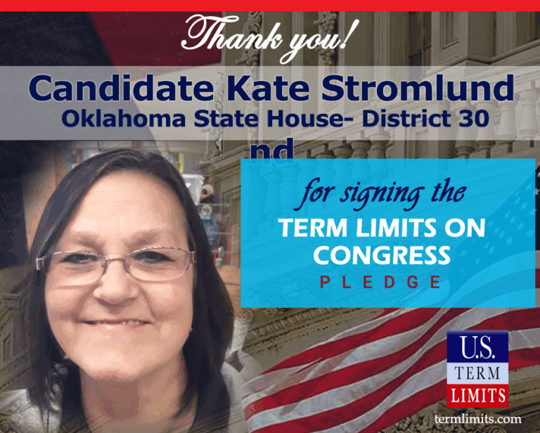 Kate Stromlund Pledges to Support Congressional Term Limits - U.S. Term ...