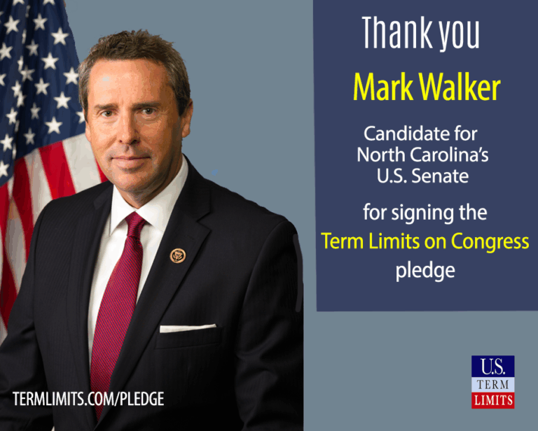 Mark Walker Pledges to Support Term Limits on Congress - U.S. Term Limits