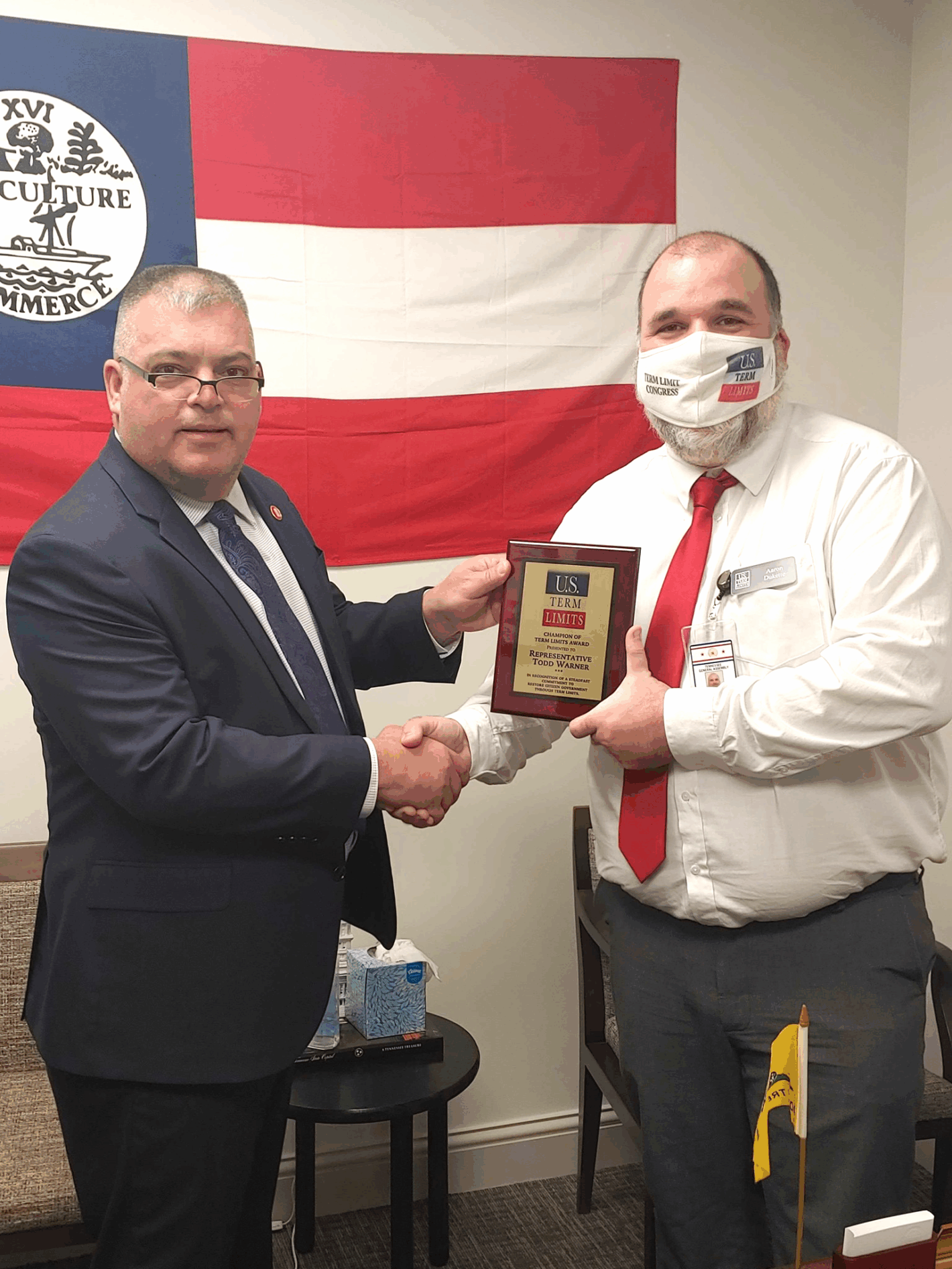 Tennessee State Rep. Todd Warner Honored for Term Limits Support - U.S ...