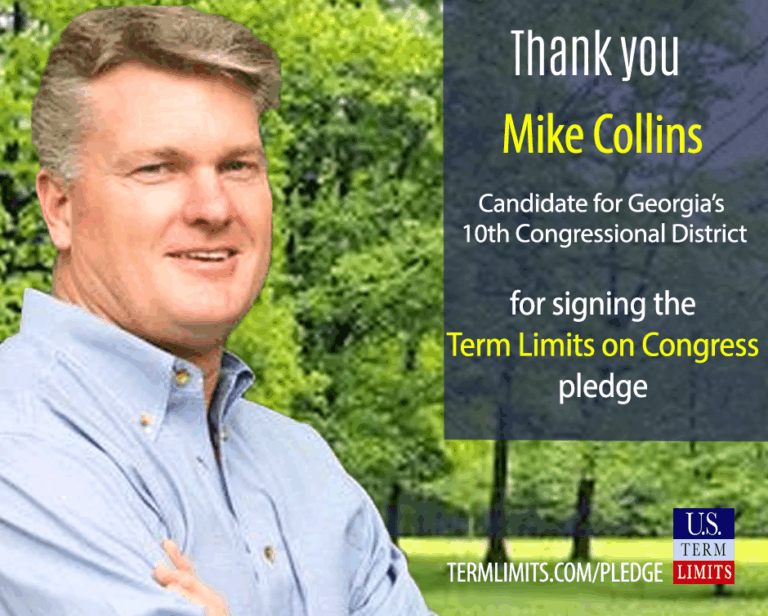 Mike Collins Pledges to Support Term Limits on Congress - U.S. Term Limits