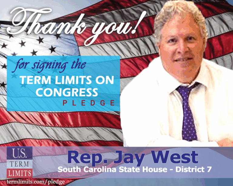Rep. Jay West Pledges to Support Congressional Term Limits - U.S. Term ...