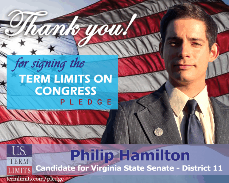 Philip Hamilton Pledges to Support Congressional Term Limits - U.S ...