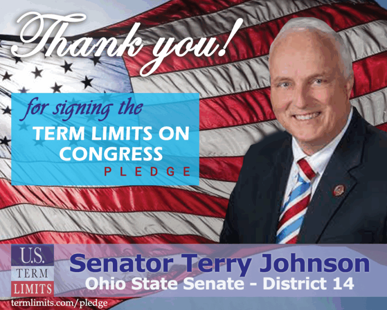 Senator Terry Johnson Pledges to Support Congressional Term Limits - U ...