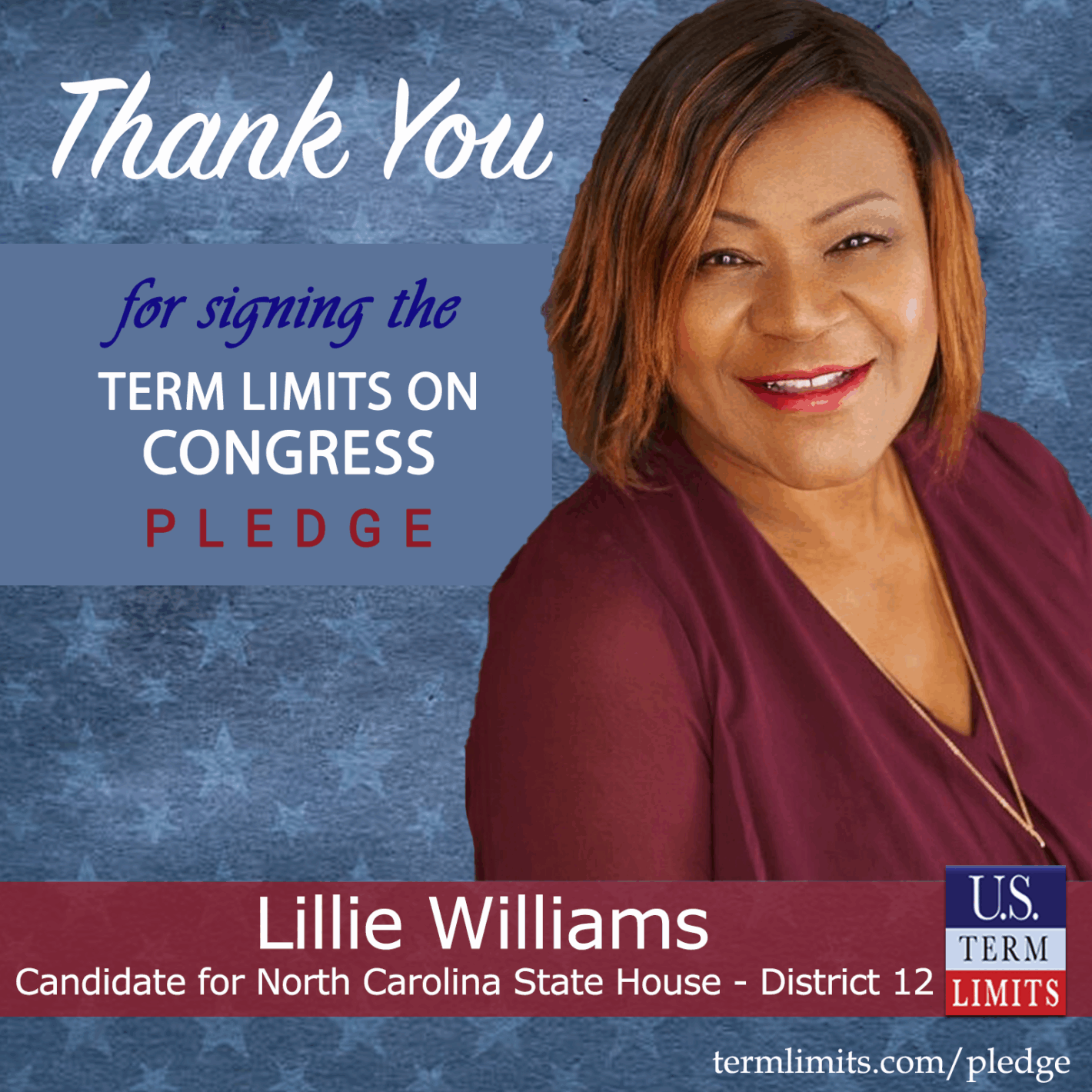 Lillie Wiliams Pledges to Support Congressional Term Limits - U.S. Term ...