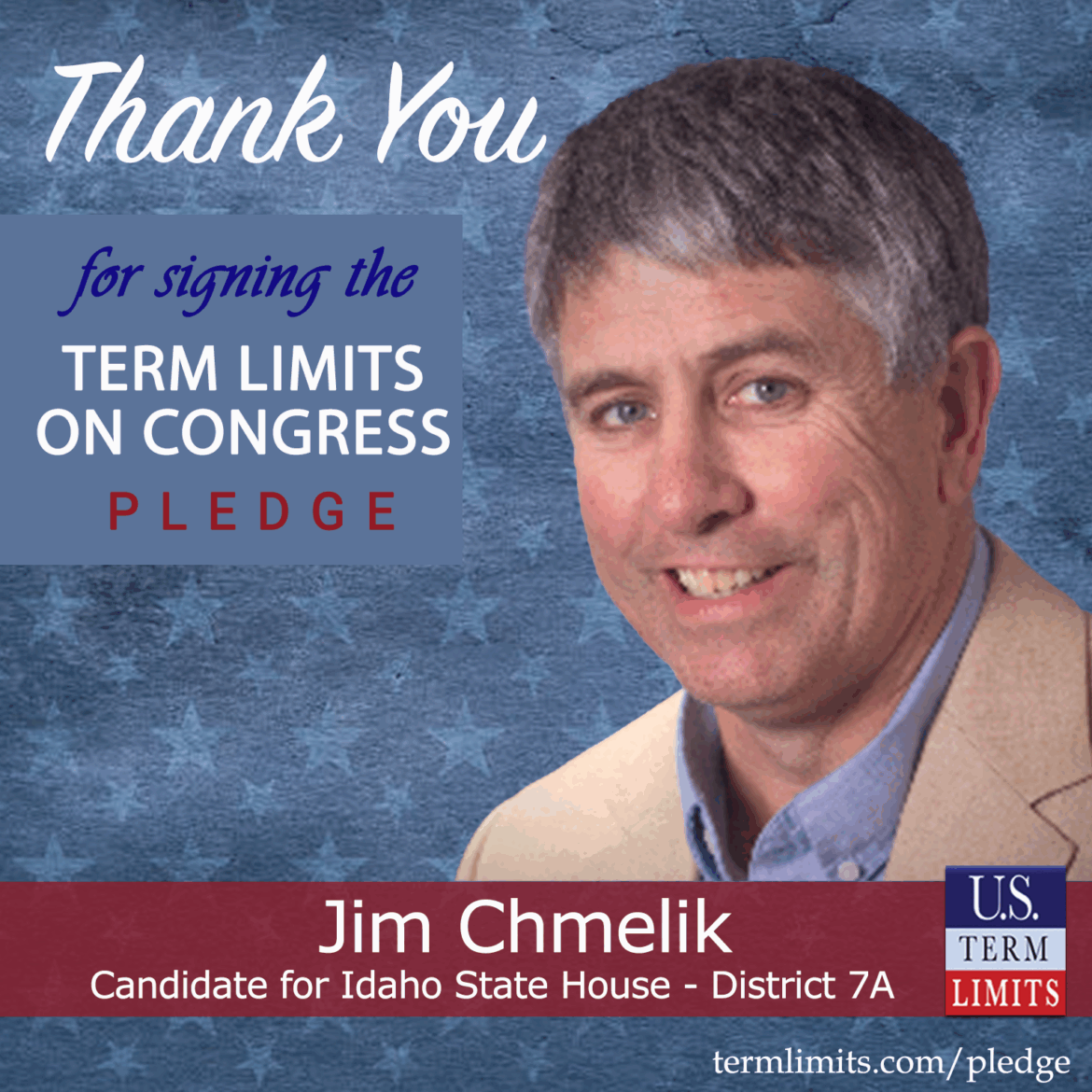 Jim Chmelik Pledges to Support Congressional Term Limits - U.S. Term Limits