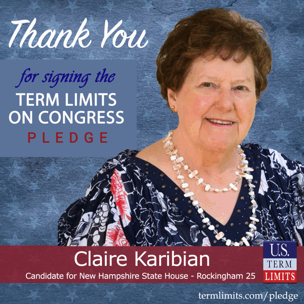 Claire Karibian Pledges to Support Congressional Term Limits - U.S ...