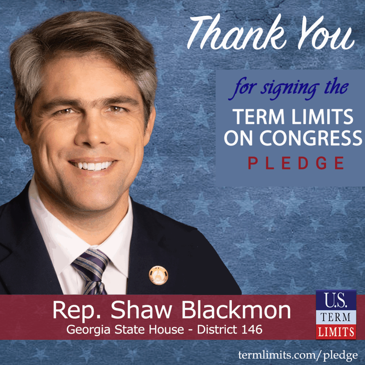 Rep. Shaw Blackmon Pledges to Support Congressional Term Limits - U.S ...