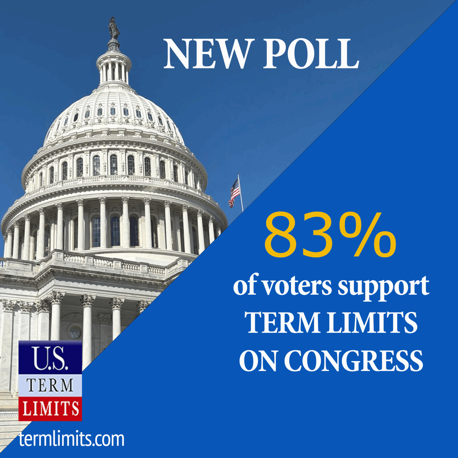 New Poll: 83% of Americans Support Term Limits for Congress - U.S. Term ...